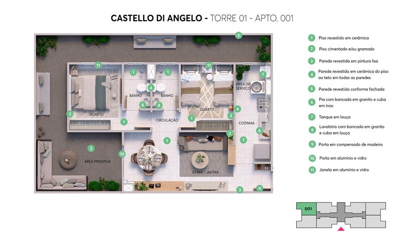 Castello Di Angelo | Apartamentos em Mato Grosso Do Sul | MRV