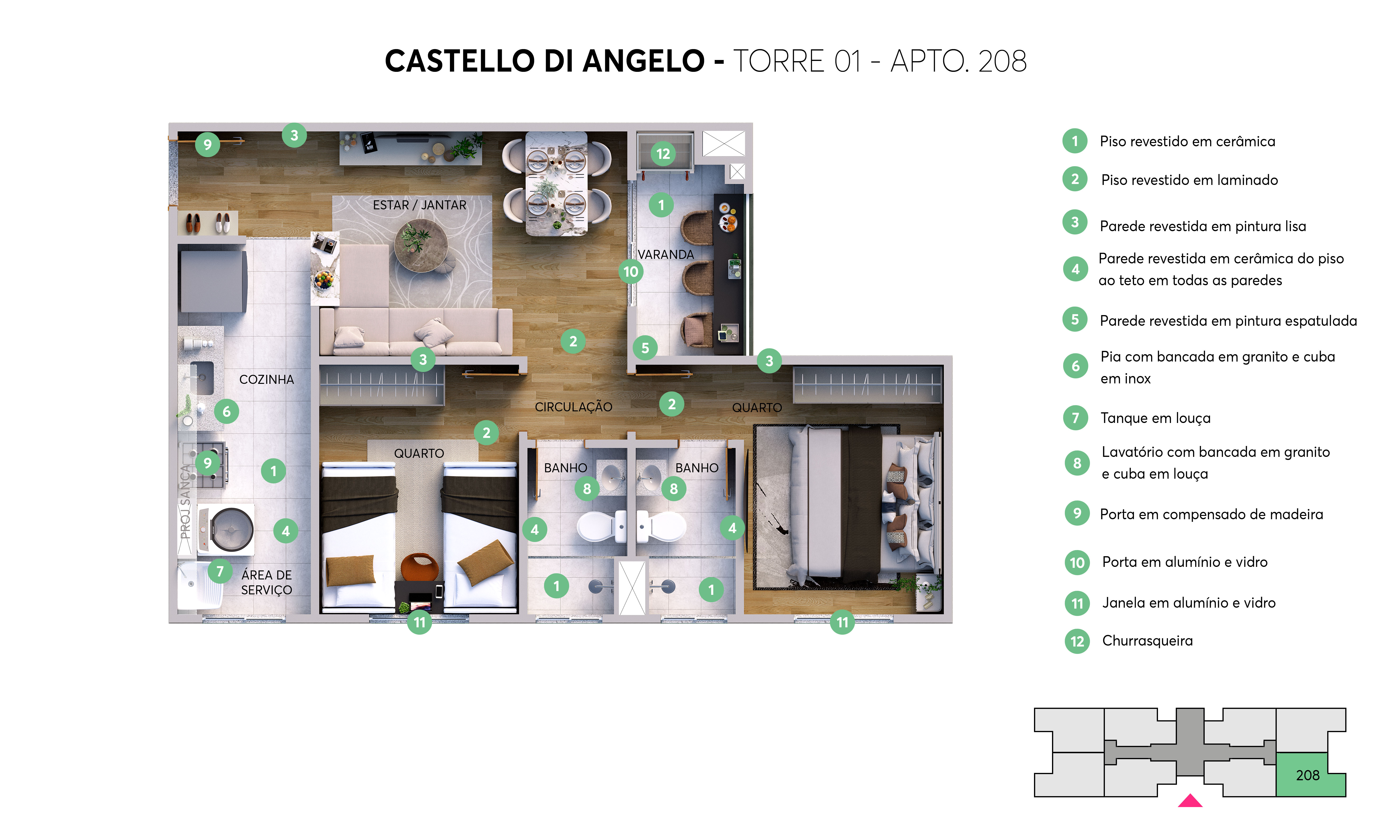 Castello Di Angelo | Apartamentos em Mato Grosso Do Sul | MRV